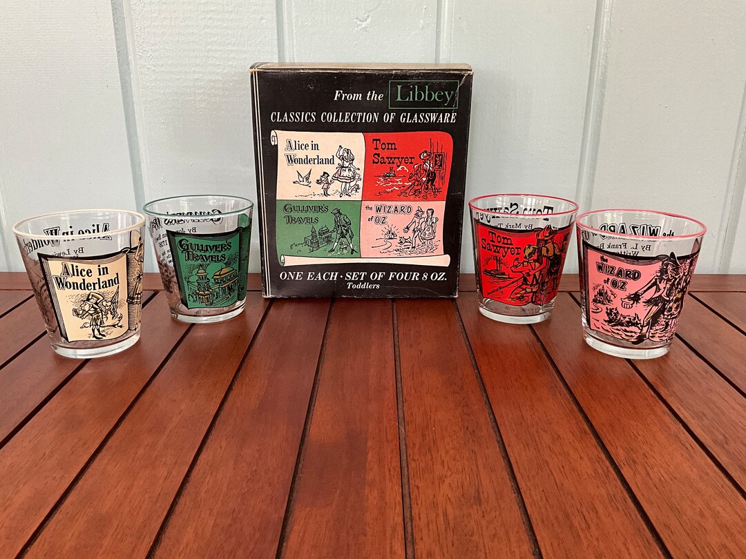 Libbey Classics Collection Novel / Story / Book Glasses in Original Box ...