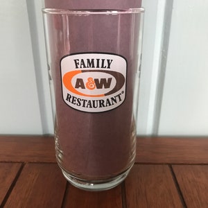A&W Family Restaurant Root Beer Rooty the Great Root Bear Glass - Etsy