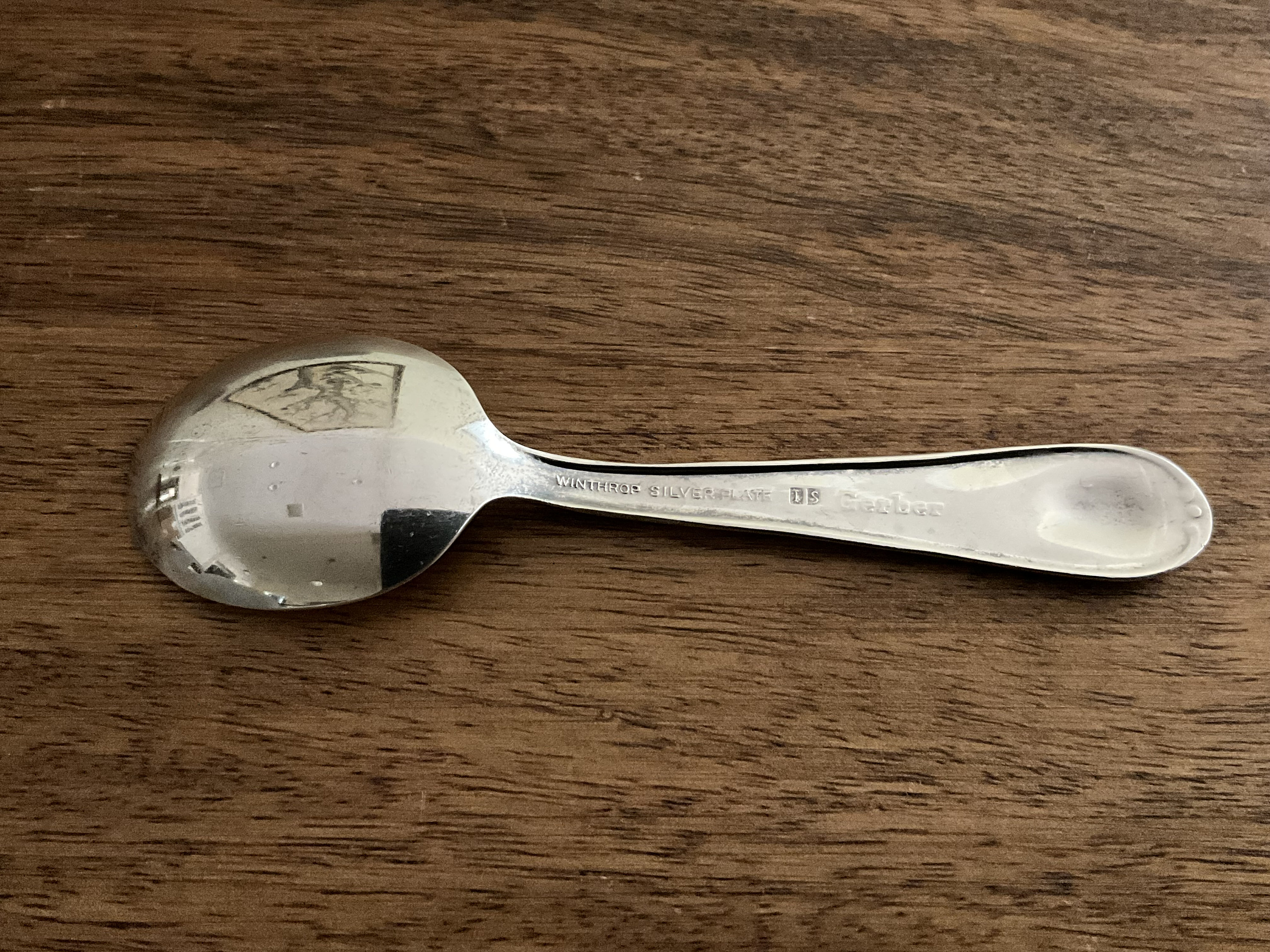 Winthrop Silverplate Gerber Baby - Baby Spoon, Infant Feeding Spoon - Etsy