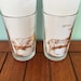 Set of Four Vintage French Gold Farm Animal Glasses - Cow, Goat, Pig ...