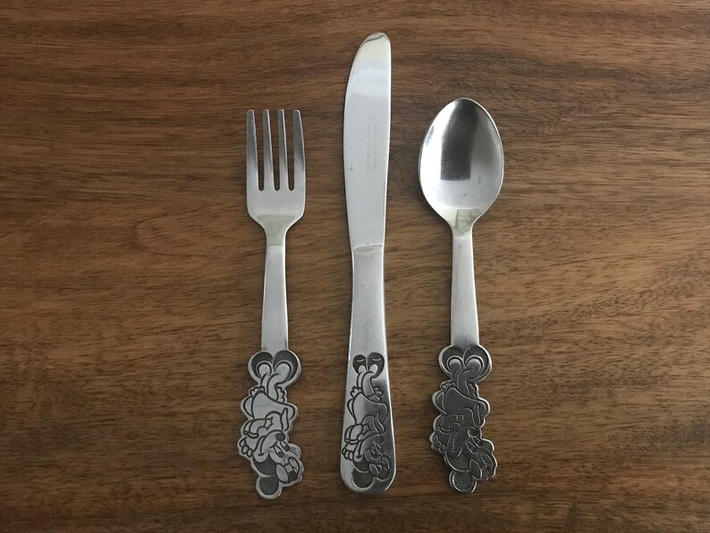 One Walt Disney Stainless Steel Youth Silverware / Flatware - Fork ...