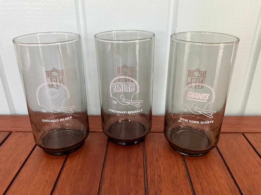 One 1979 Burger Chef Collector Series NFL Football Glass - Chicago ...
