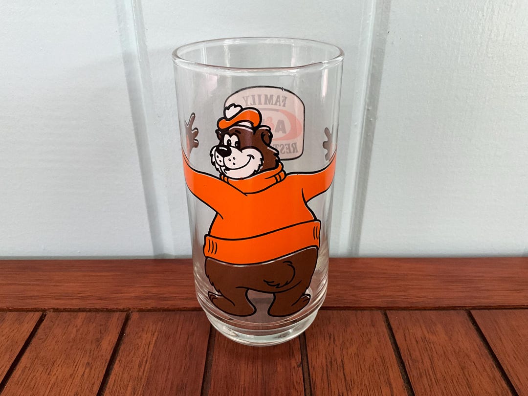 A&W Family Restaurant Root Beer Rooty the Great Root Bear Glass - Etsy