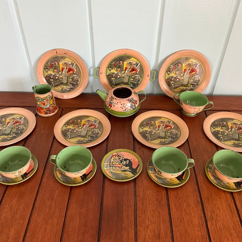 Ohio Art Tea Set - Etsy