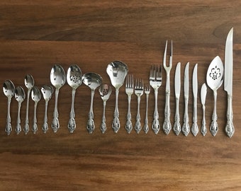 Oneida Silver Community Stainless Silverware / Flatware Complete Set ...