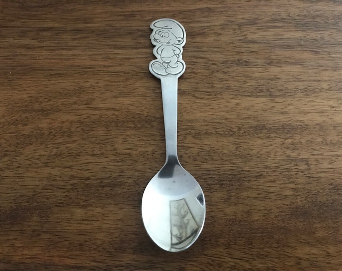 Danara Smurfs Stainless Steel Youth Silverware / Flatware - Spoon - Etsy