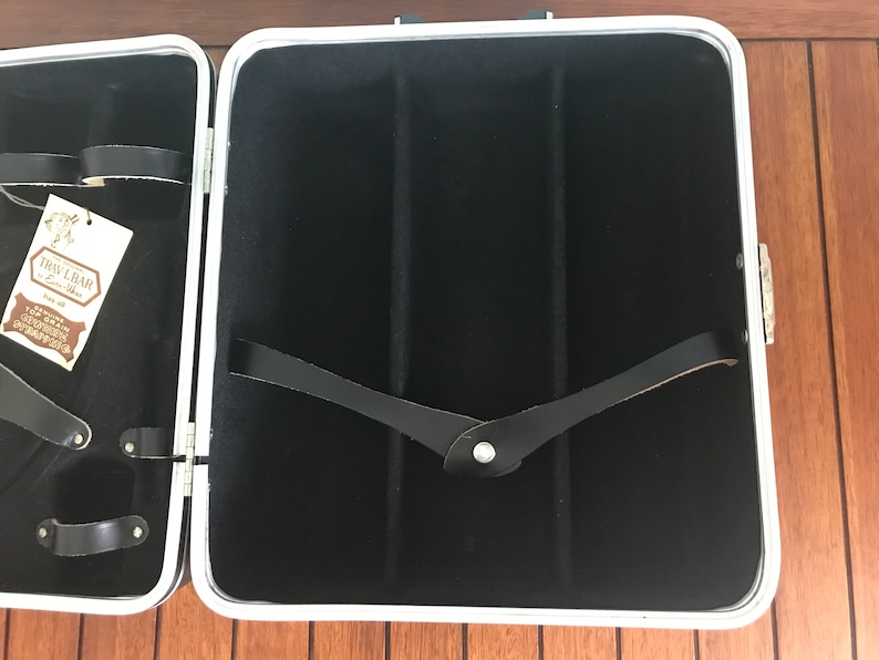 Ever-wear Houndstooth Travel Bar / Cocktail Case / Travel Pub - Etsy