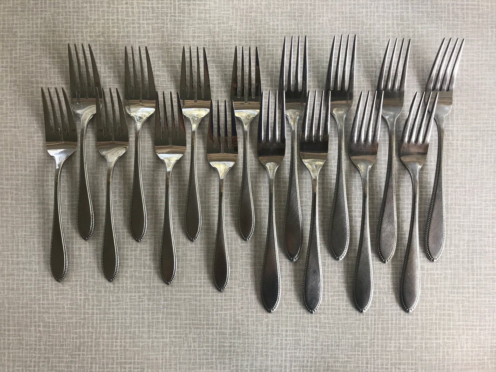 Interpur Stainless Silverware / Flatware INR5 Brushed Handle | Etsy