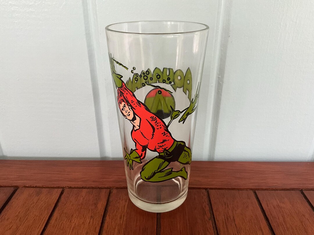 CLOUDY / FADED - 1978 Pepsi DC Comics Super Heroes Glass - Aquaman - Etsy