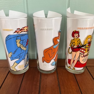 One 1977 Hanna Barbera Pepsi Collector Series Glass - Dynomutt, Huck ...