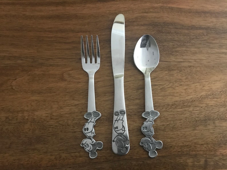One Walt Disney Stainless Steel Youth Silverware / Flatware - Fork ...