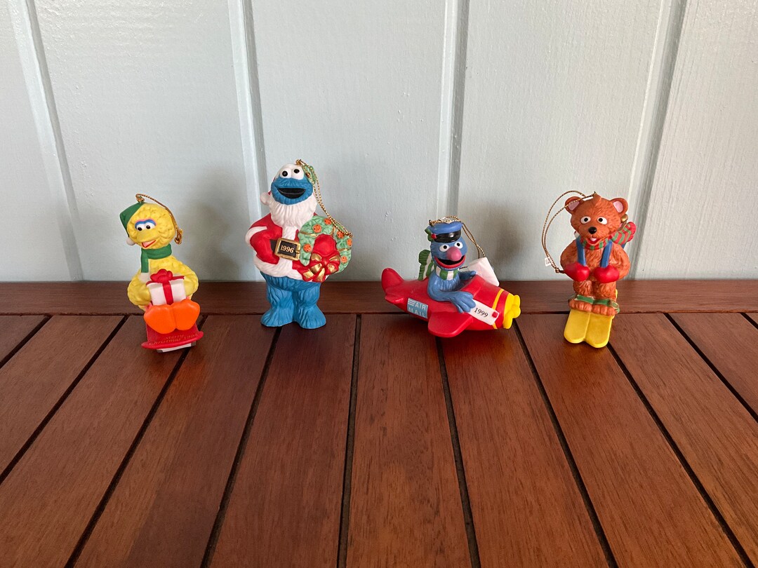 One Vintage Grolier Jim Henson / Sesame Street Annual Ornament - Big ...