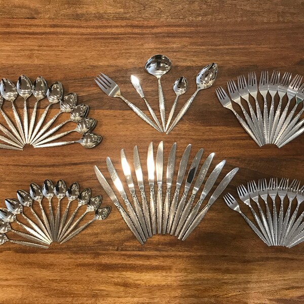 Oneida Flatware Oneida Community UNITY Stainless Steel Flatware Set ...