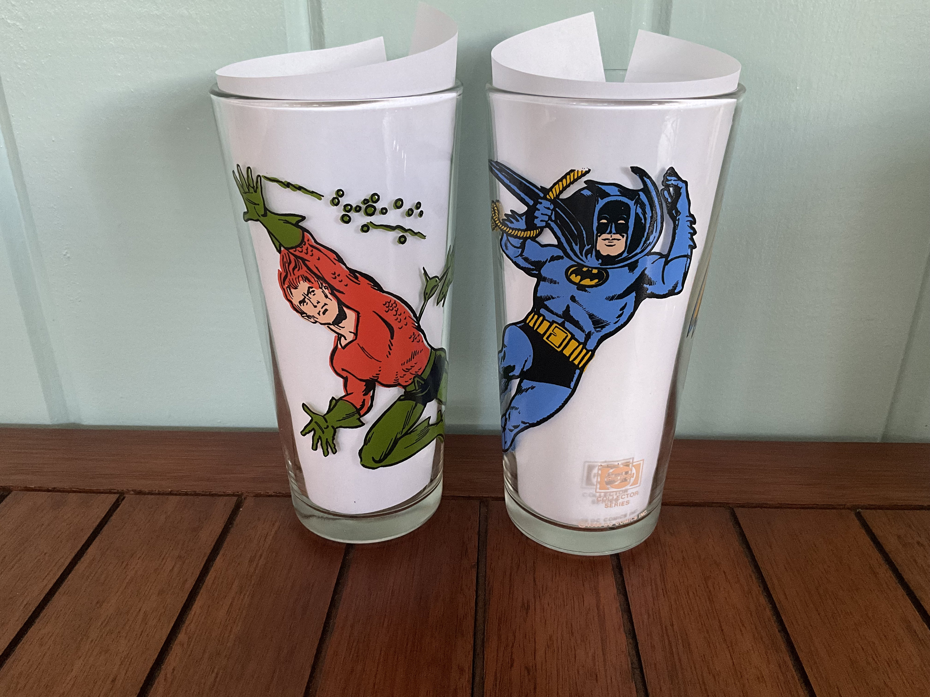 One 1978 Pepsi DC Comics Super Heroes Glass, Replacement Glasses ...