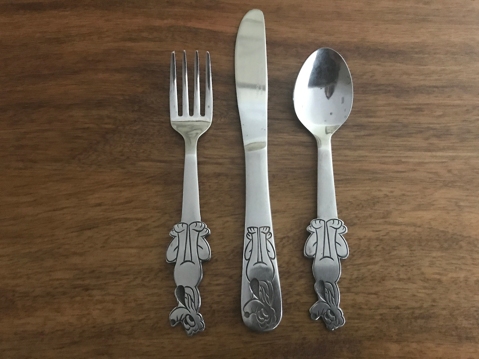 One Walt Disney Stainless Steel Youth Silverware / Flatware - Fork ...
