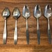 Mid Century Flower Handle Stainless Steel Japan Flatware / Silverware ...