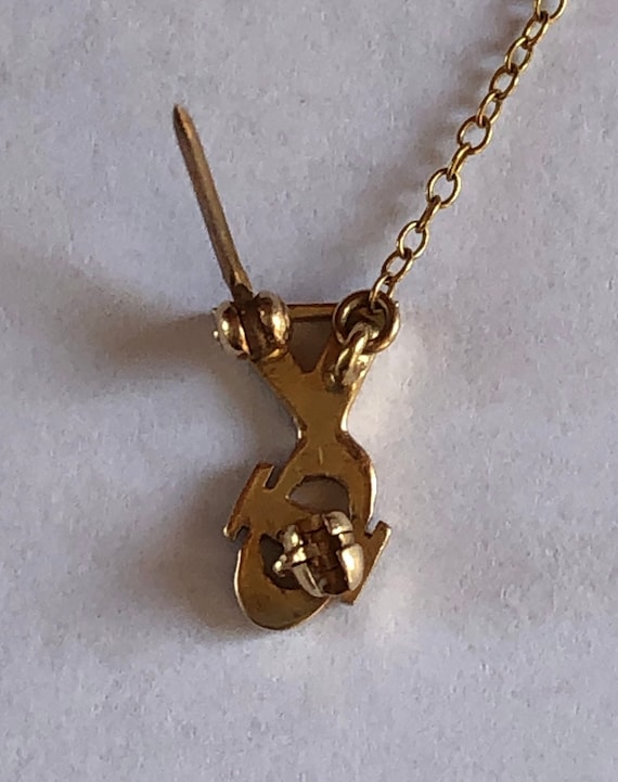 Pi Kappa Alpha Fraternity Pledge / Badge Pin - Gem