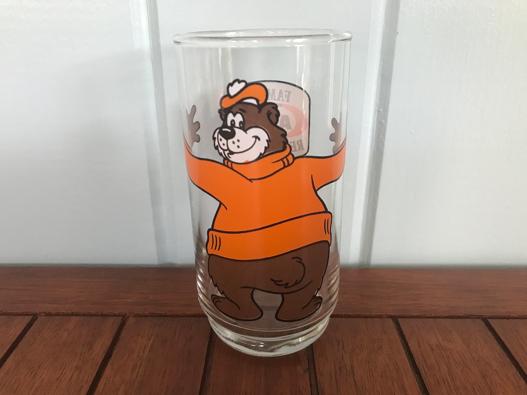 A&W Family Restaurant Root Beer Rooty the Great Root Bear Glass - Etsy