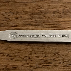 One Lifetime Cutlery Stainless Silverware / Flatware - Flower / Tulip ...
