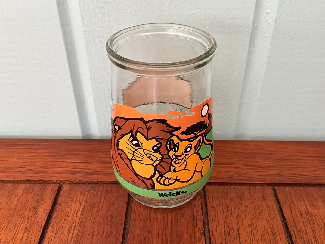 Disney the Lion King II Simba’s Pride Welch’s Jelly Jar Glass - Number ...