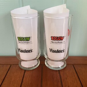 1979 Hardee’s Ziggy Glass, Tom Wilson Comic Glasses - Be Nice to the ...