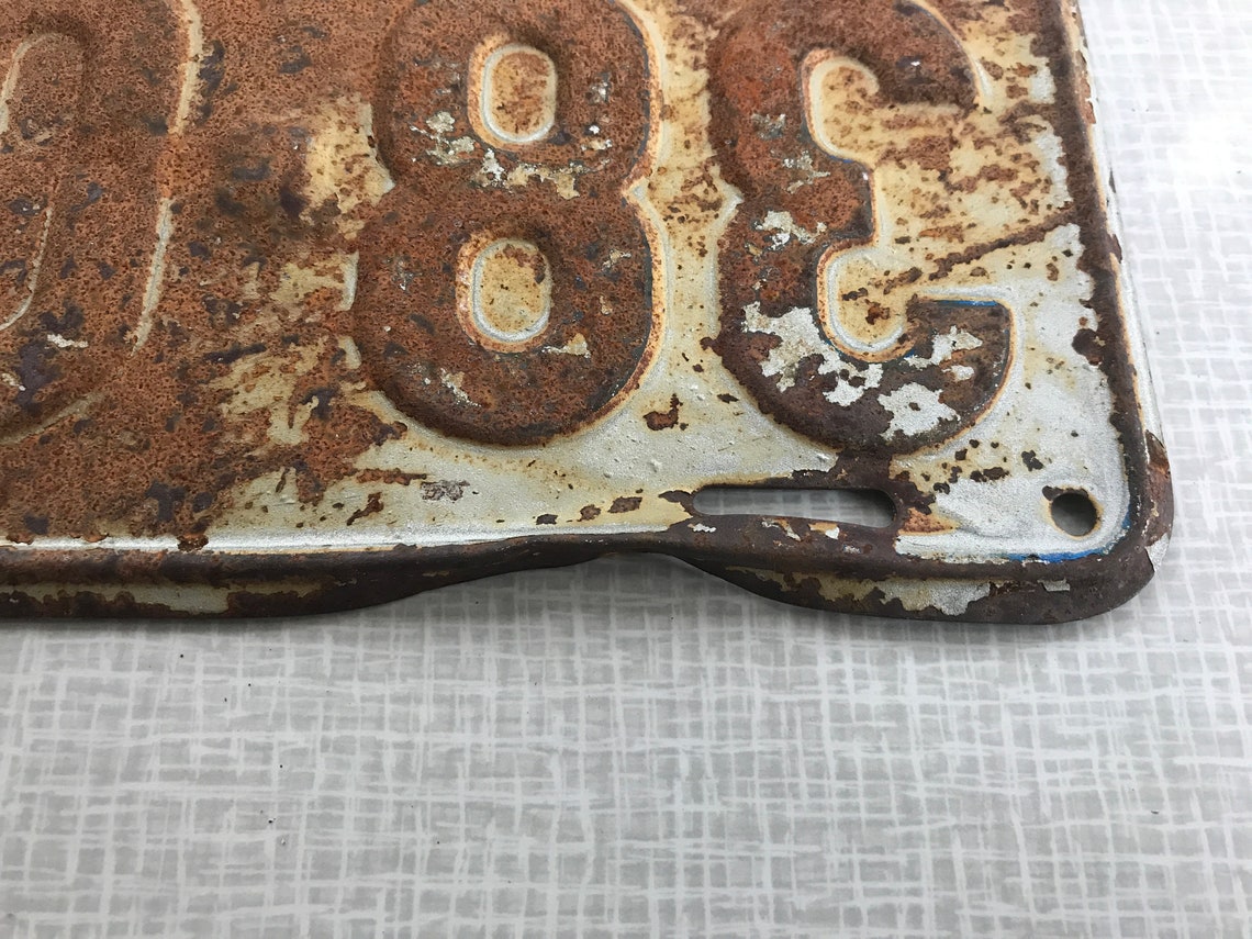 One Vintage License Plate - Nevada 1940, 1945, 1946 - Etsy