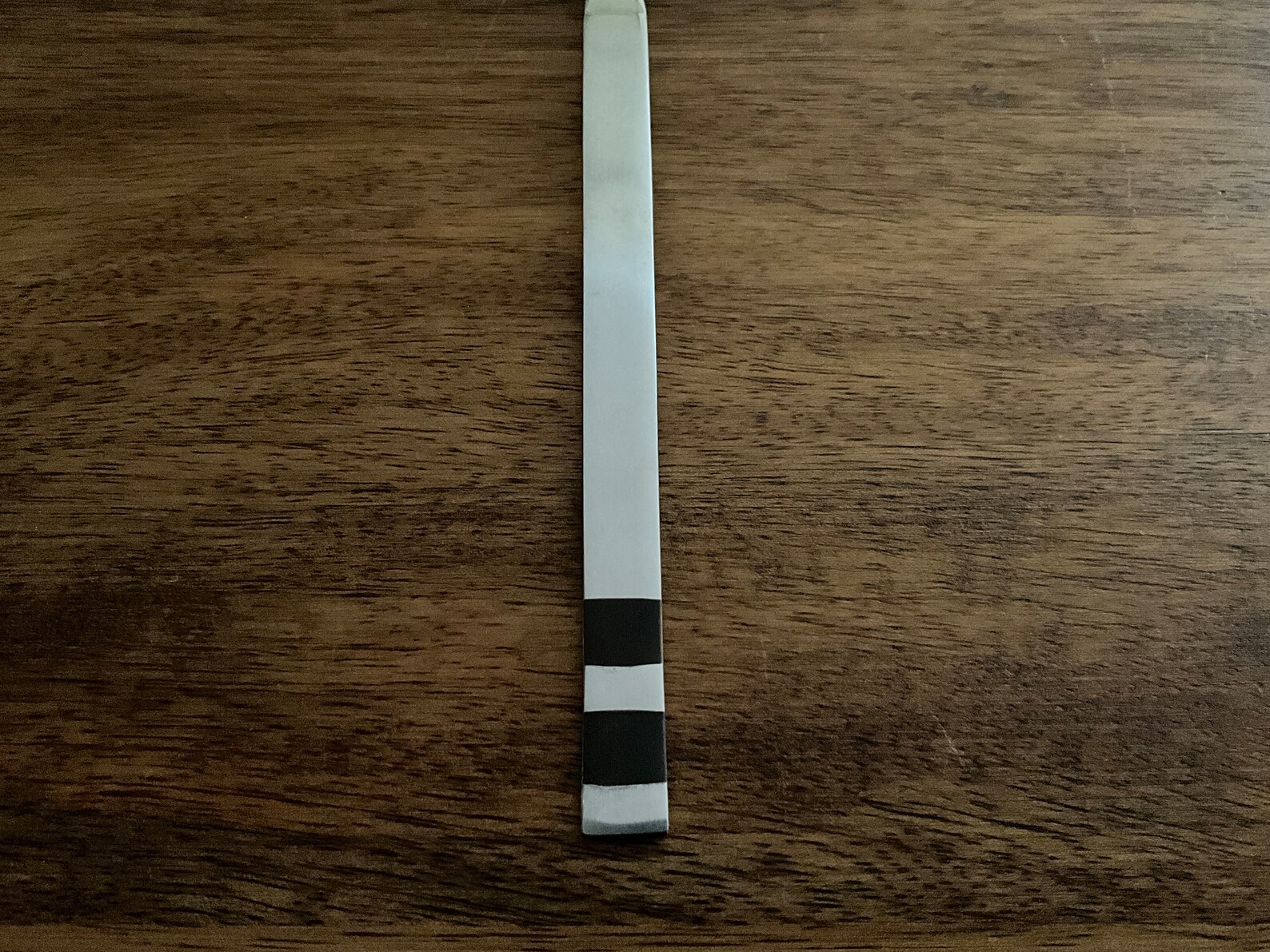 Mid Century Danish Modern Rogers Stanley Roberts Wood Inlay Stainless ...