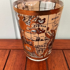 Cera Glass Maps Decanter - Atlas/globe/world Map - Etsy