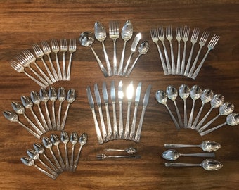 Caprice Silver Plate 1937, Nobility Plate by Oneida Silver, Silverware ...