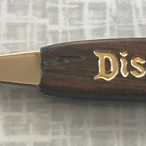 Six Bronze Plated Walt Disney Disneyland Silverware / Flatware in ...