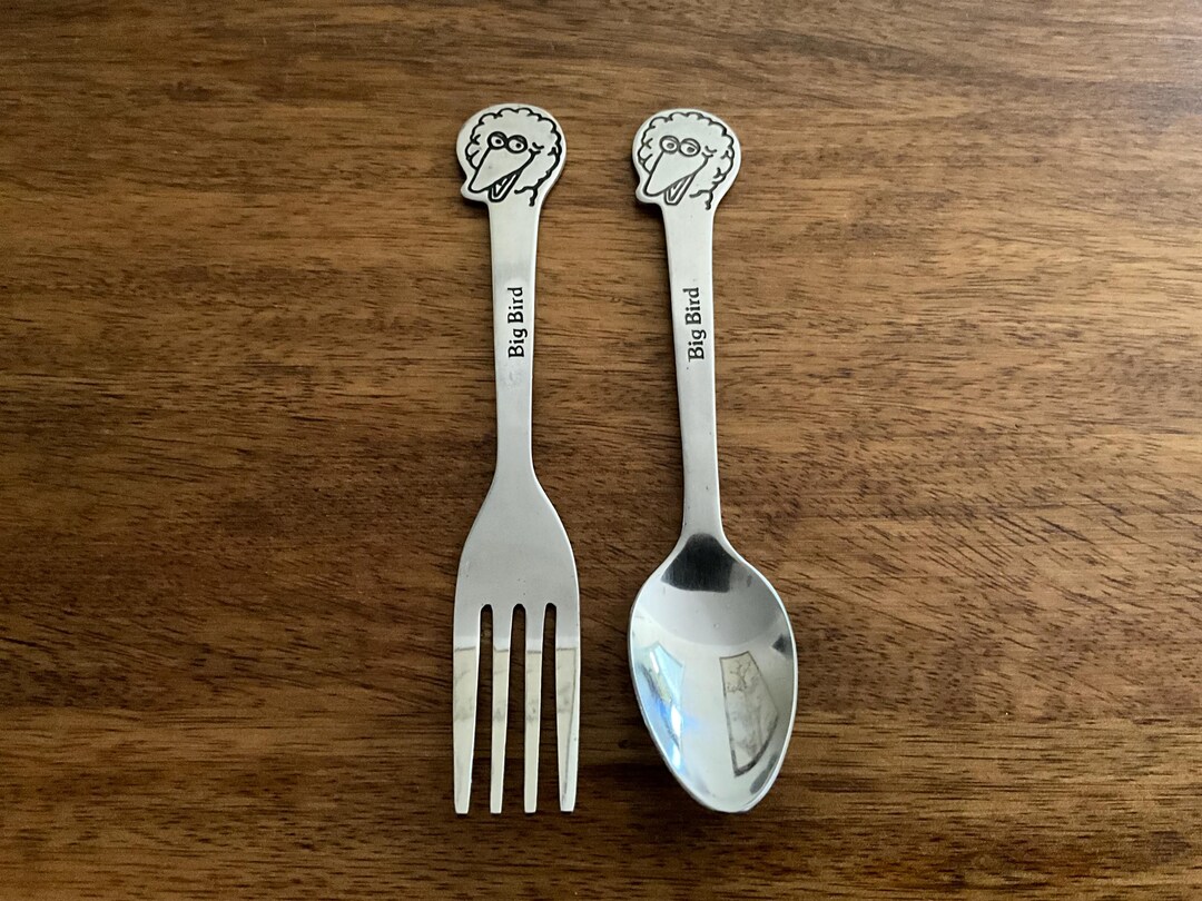 Demand Stainless Toddler / Youth Flatware / Silverware Muppets Sesame ...