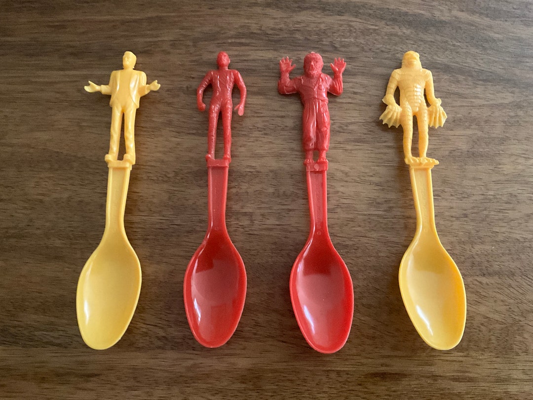 One Zoo-piks Monster I-scream Spoon - Frankenstein, the Mummy, Wolfman ...