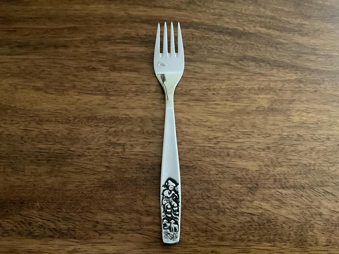 Rostfrei Germany Youth Silverware / Flatware - Fork - Boy With Horn and ...