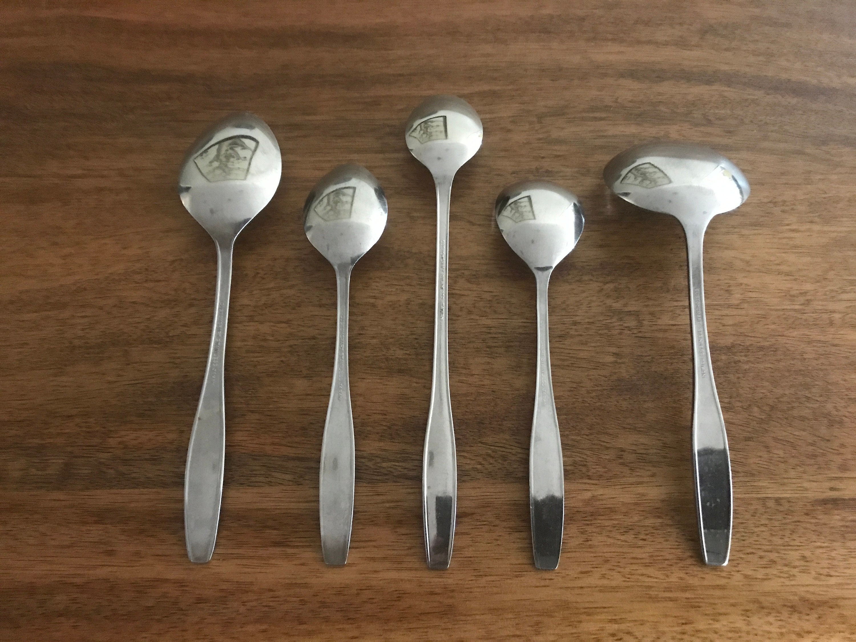One Mid Century Customcraft Stainless Flatware / Silverware - Rose ...
