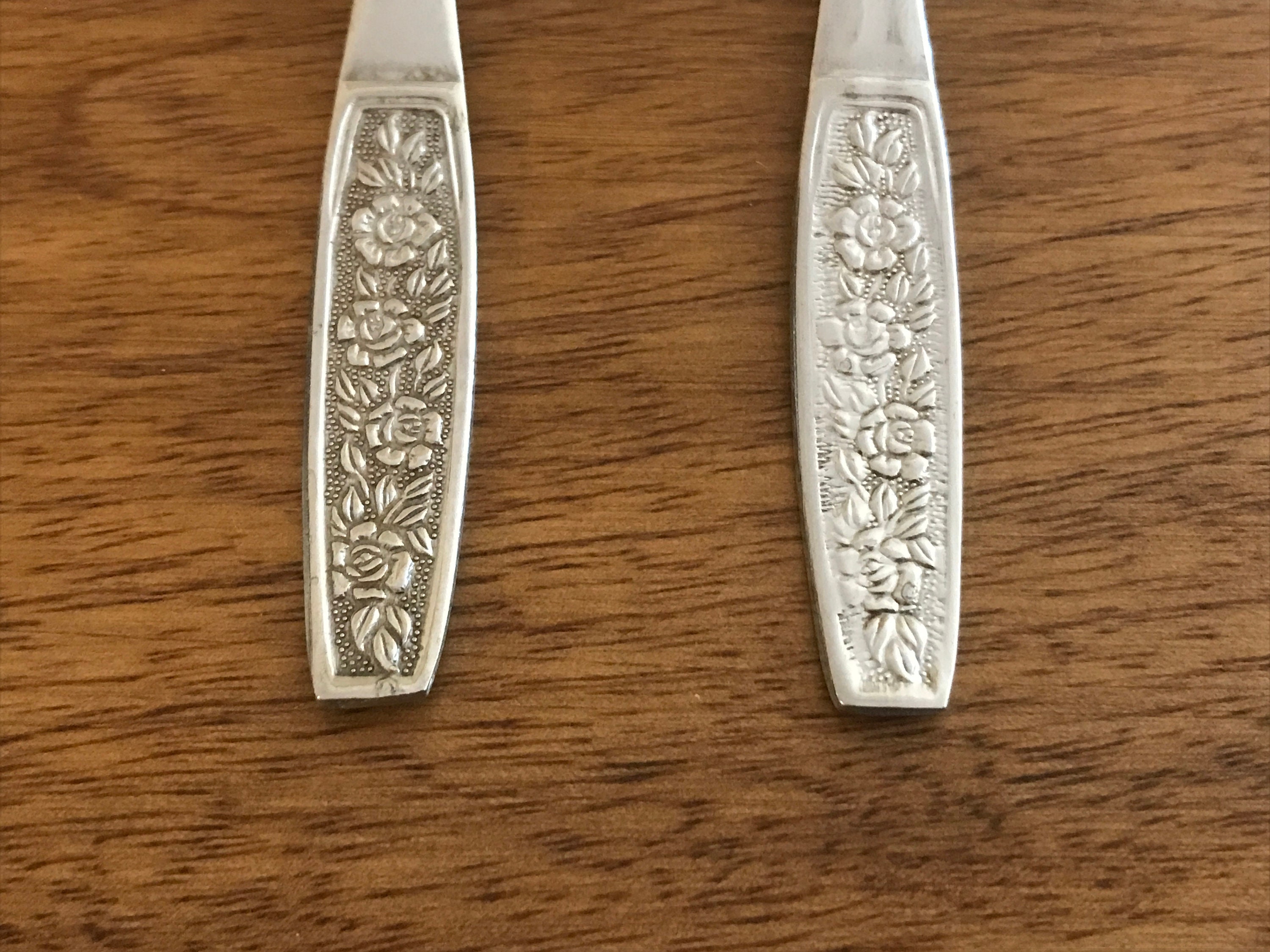 One Mid Century Customcraft Stainless Flatware / Silverware - Rose ...