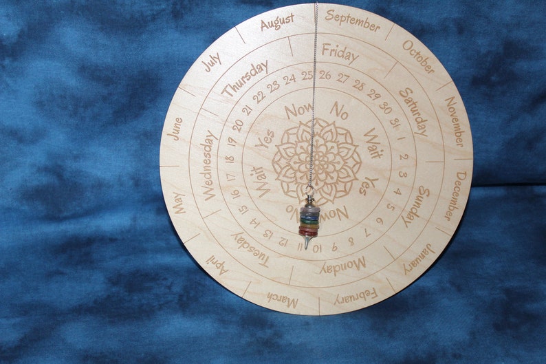 Day Months Dates Pendulum Board Yes No Maybe - Etsy