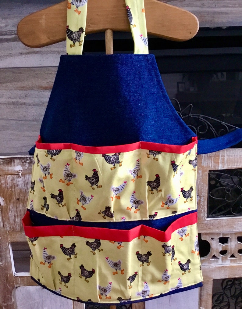 Unisex Egg Gathering Apron Child Egg Apron Egg Collecting | Etsy