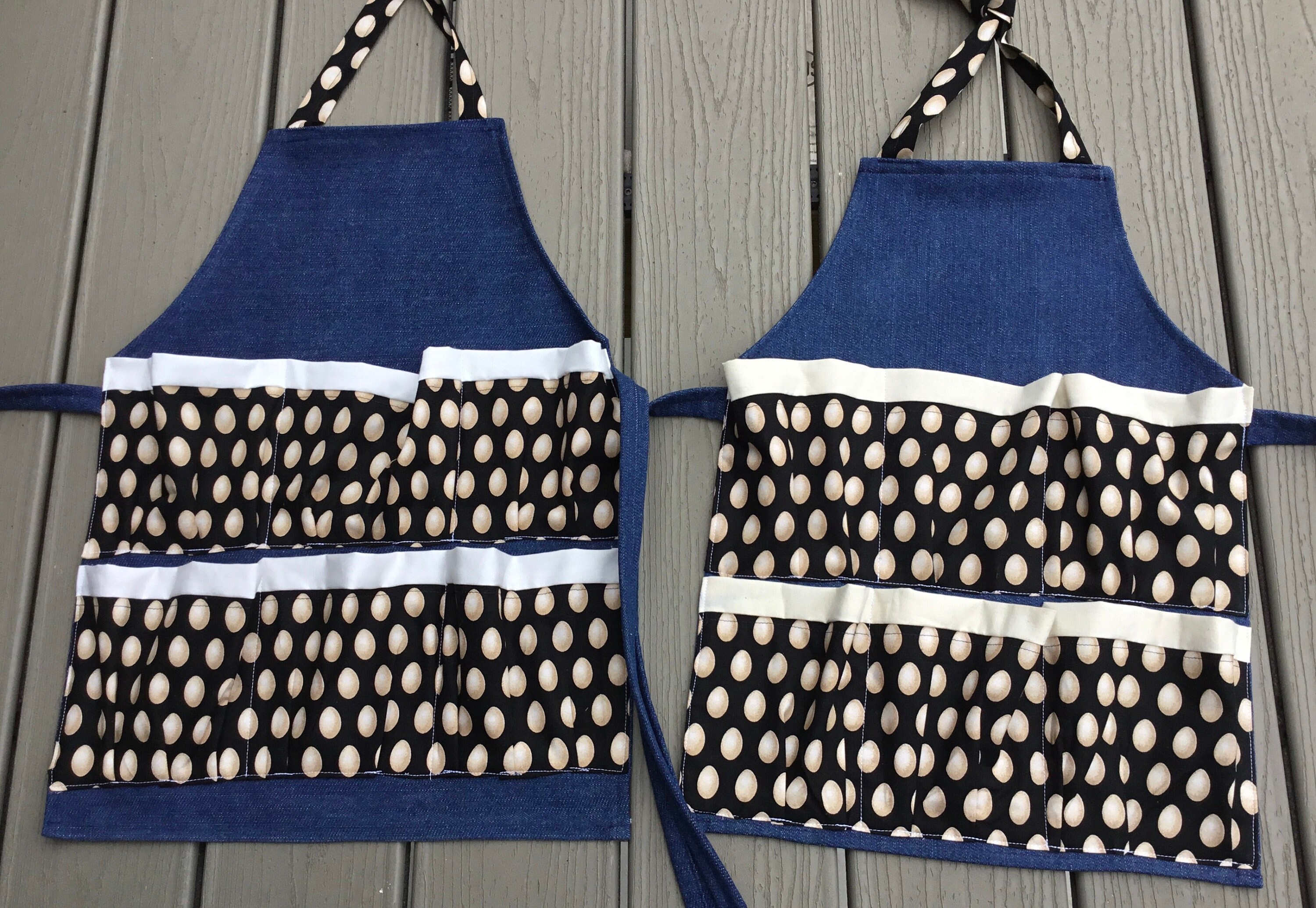 Child's Egg Apron Unisex Egg Gathering Apron Kids Denim - Etsy