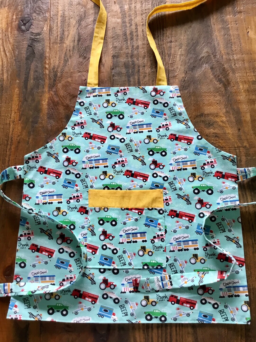 Little Boy’s Cooking Apron, Kids Baking Apron, Boy’s Art Apron, Toddler ...