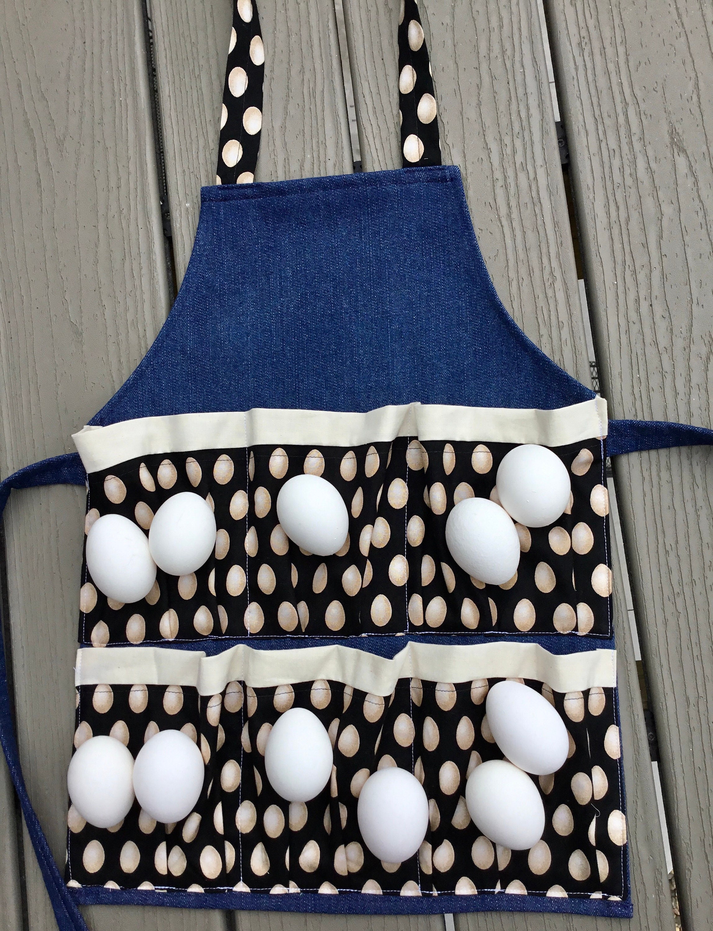 Child's Egg Apron Unisex Egg Gathering Apron Kids Denim - Etsy
