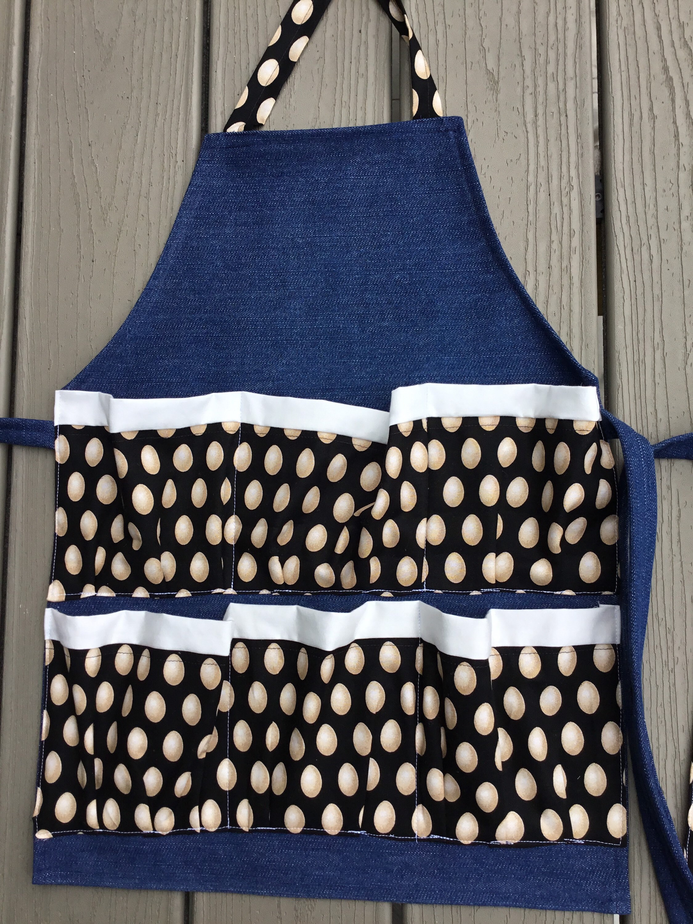Child's Egg Apron Unisex Egg Gathering Apron Kids Denim - Etsy