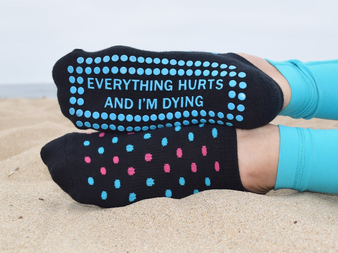 Everything Hurts and I'm Dying Socks - Etsy