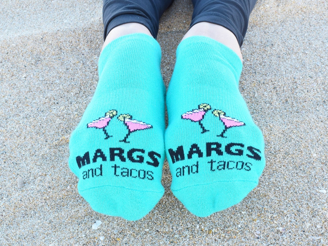 Margs and Tacos Sticky Grip Socks - Etsy