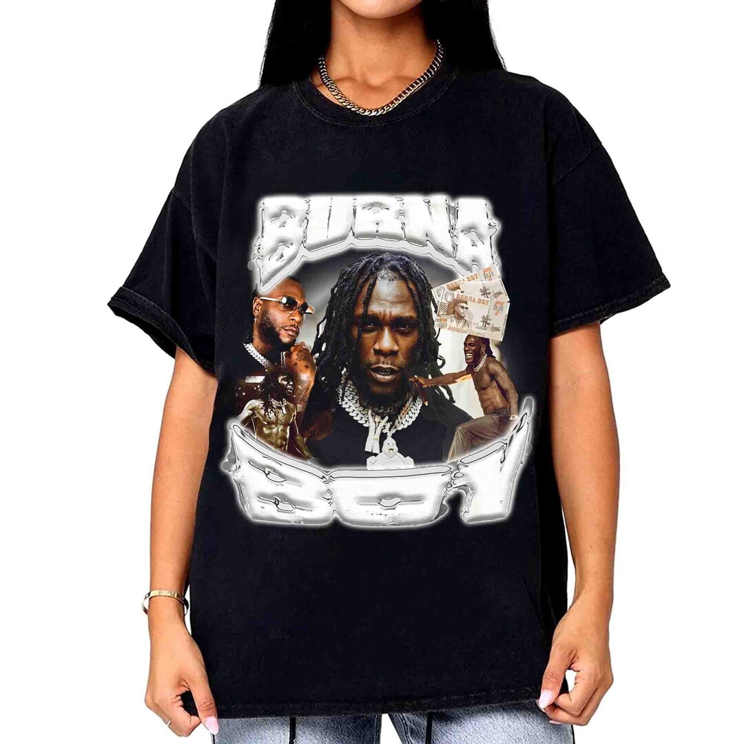 Retro Burna Boy Png, Burna Boy Fan Png, Burna Boy Png, Vintage 90s ...