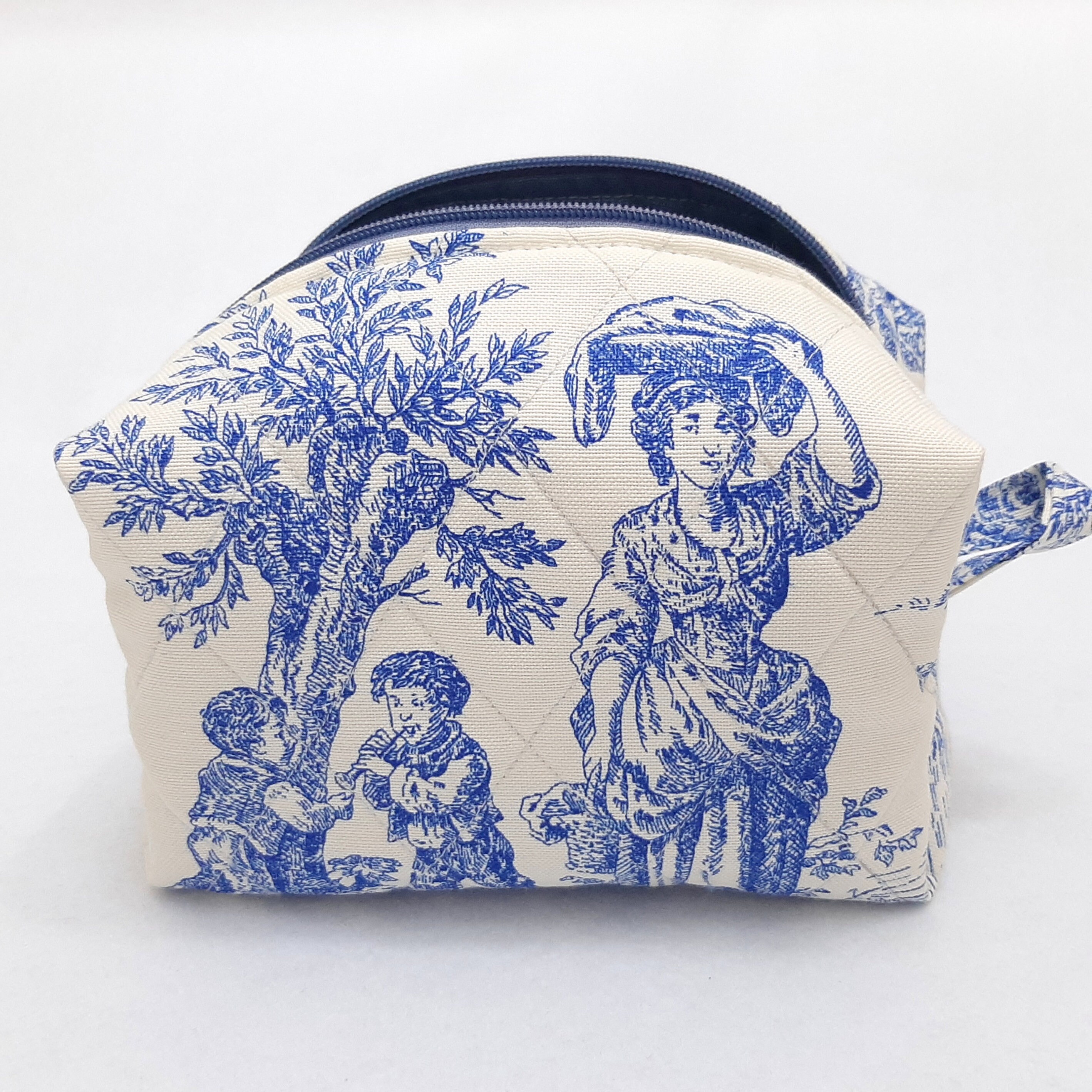 Quilted Makeup Bag,vintage French Countryside Cosmetic Bag - Etsy