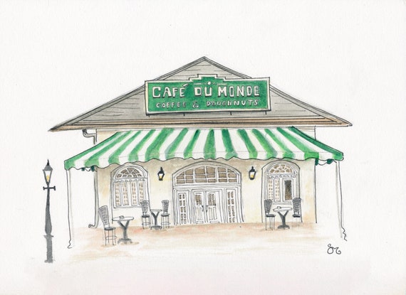 Cafe Du Monde New Orleans Clip Art New Orleans Cafe Du Monde Stock