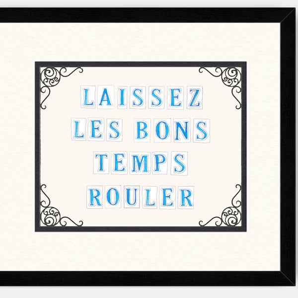 Bon Temps Rouler - Etsy
