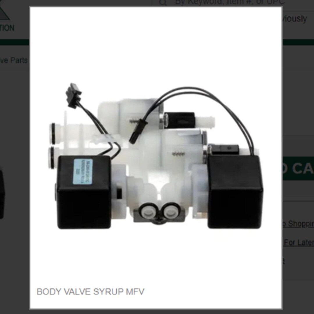 Soda System Body Valve Syrup MFV 620056892S - Etsy