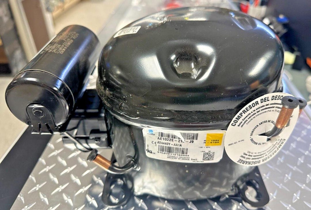 New Tecumseh Medium Temp Compressor Aea4440yxa 1/3hp R134A 115V ...