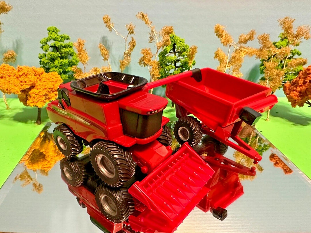 Case Agriculture, Beautiful Combine Farm Tractor Set With Wagon, Farm ...